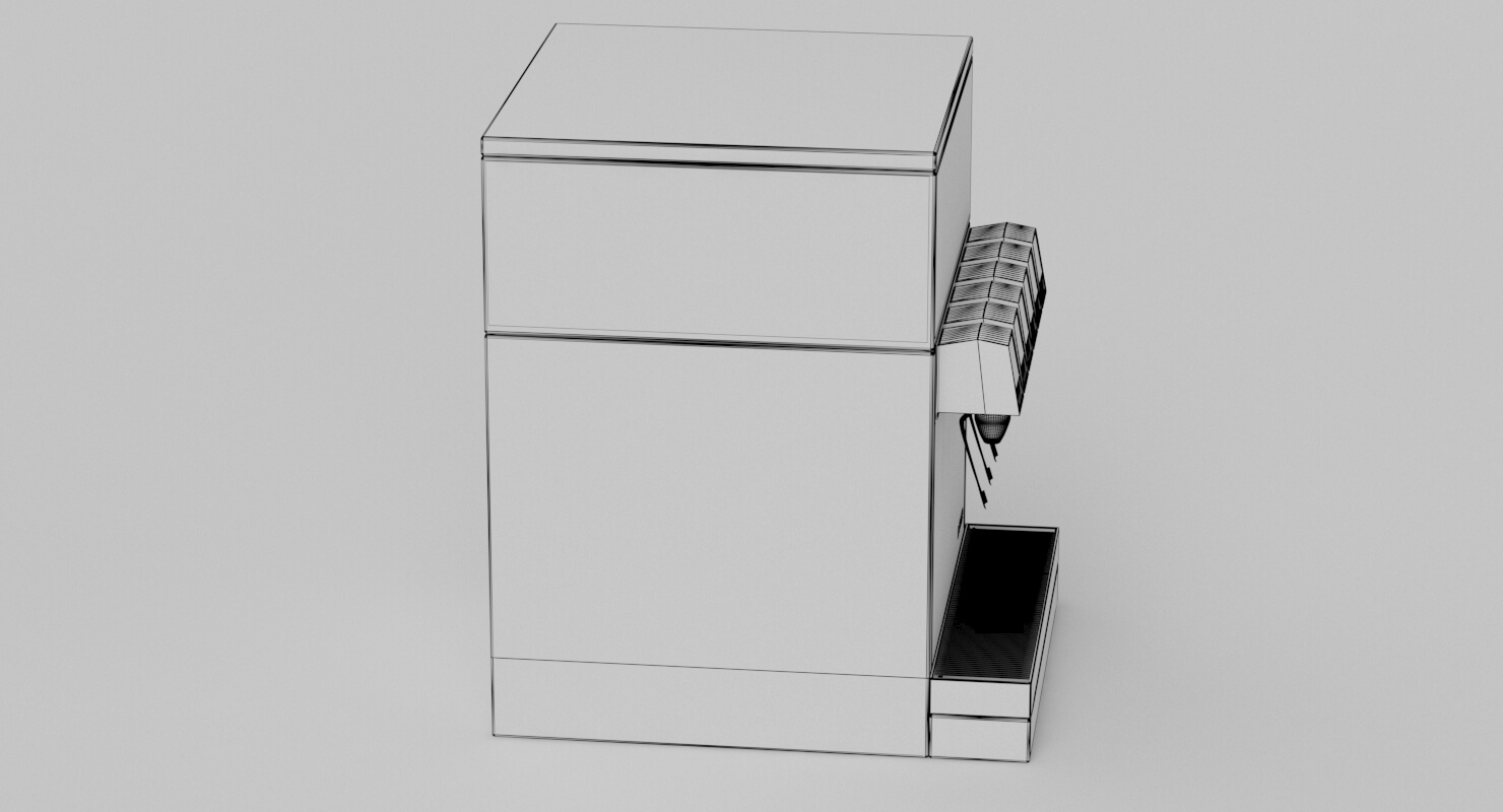 6-Flavor Counter Electric Juice Fountain System 3D Model by 3dxin