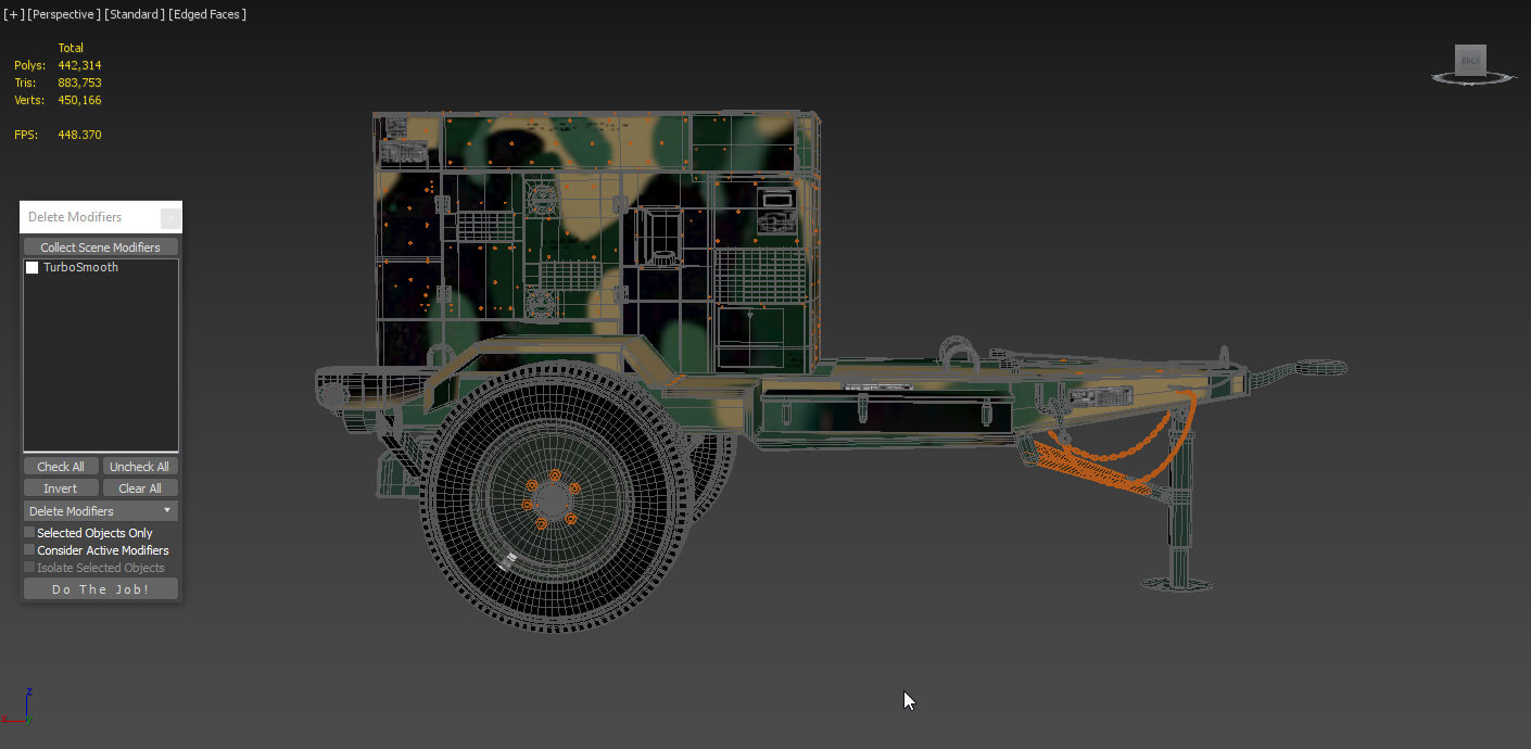 60 Kw Diesel Generator With Trailer - 3D Model by 3dxin