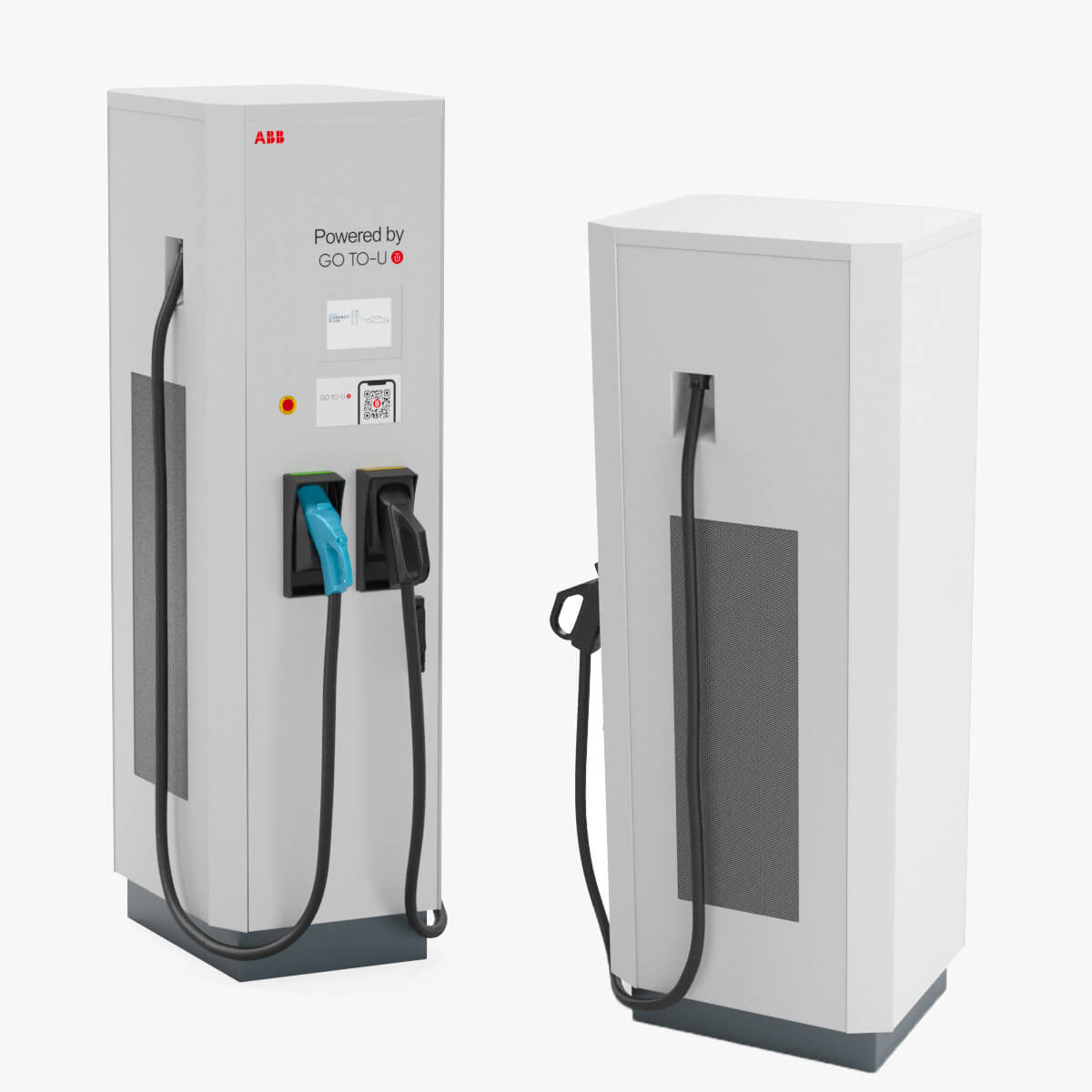 ABB Terra 124 CC EV Charging Station - 3D Model by 3dxin