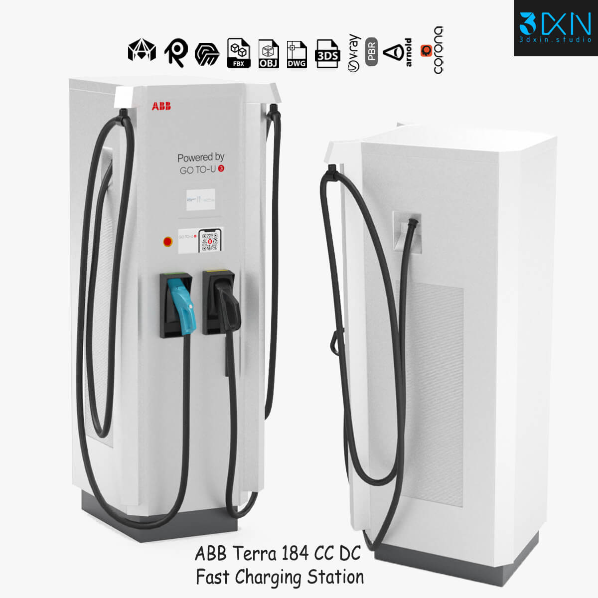 ABB Terra 184 CC DC Fast Charging Station - 3D Model by 3dxin