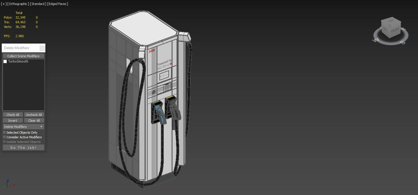 ABB Terra 184 CC DC Fast Charging Station - 3D Model by 3dxin