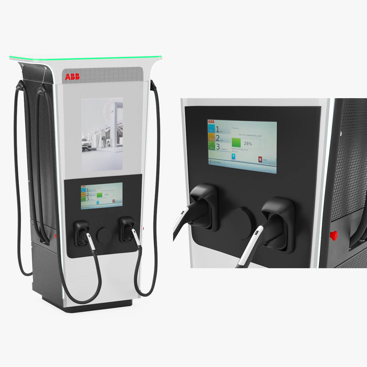 ABB Terra 360 Hypercharger EV Charging Station - 3D Model by 3dxin