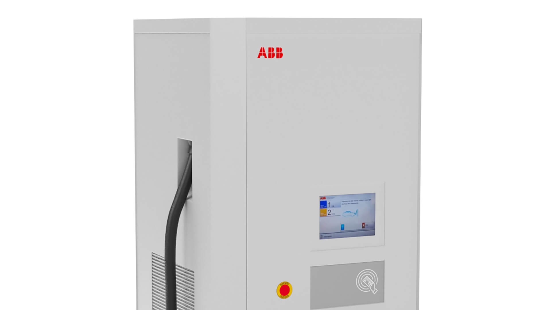 ABB Terra 94 CC EV Electric Car Charging Station - 3D Model by 3dxin