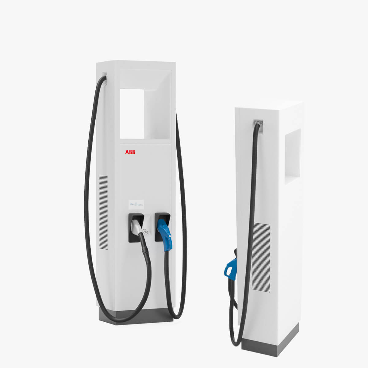 ABB Terra HP 150 350 - 2 EV Electric Car Charger Station 3D Model by 3dxin