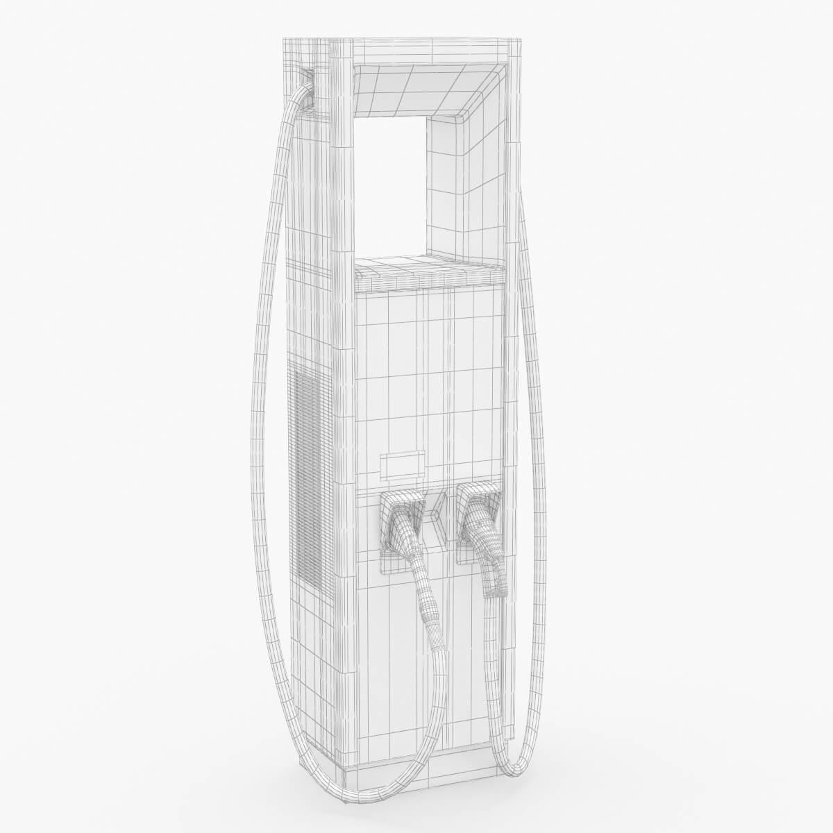 ABB Terra Hp 150 350 - 2 EV Electric Car Charger Station 3D Model by 3dxin