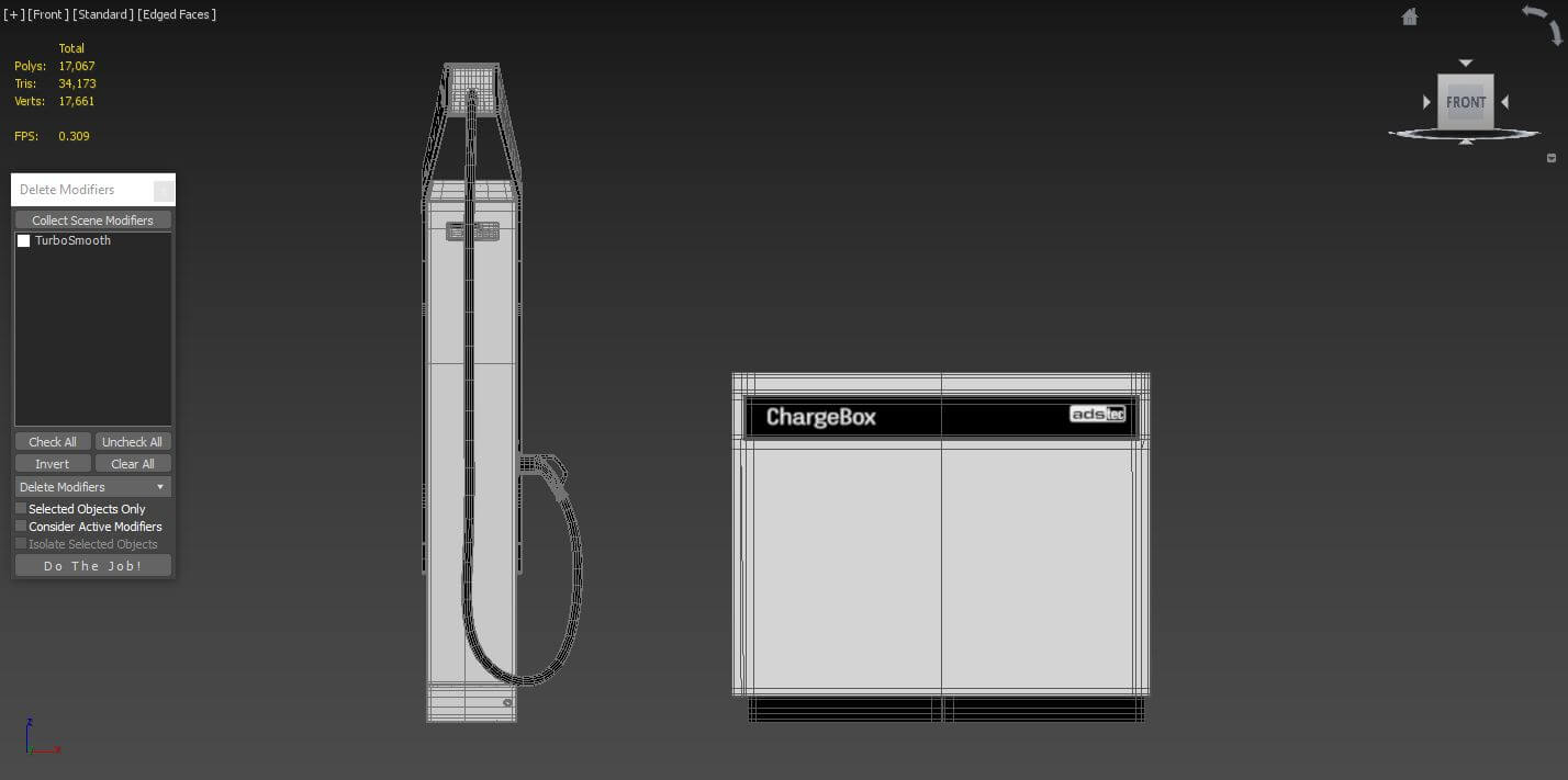 Ads Tec Ultra Fast EV Charging Station - 3D Model by 3dxin
