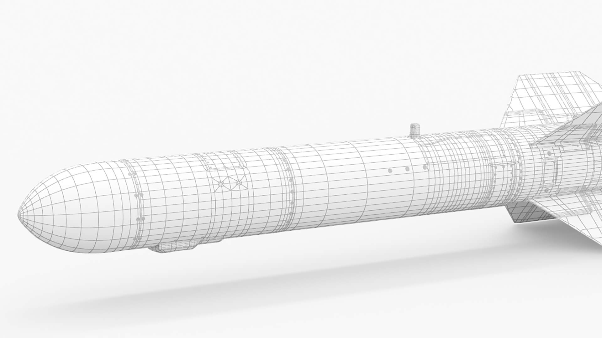 Agm 84 Harpoon Missile - 3D Model by 3dxin