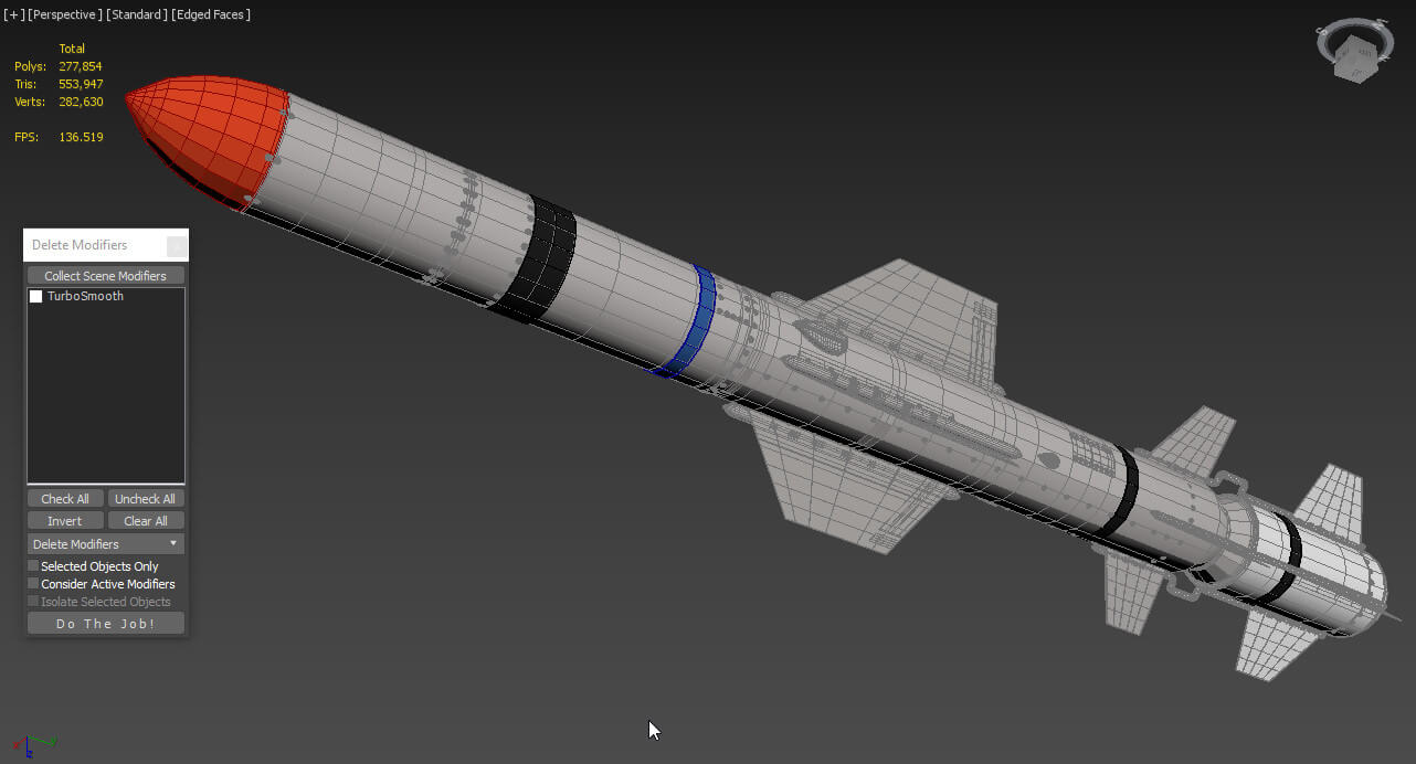 AGM UGM RGM 84 Harpoon Anti-Ship Missile 3D Model by 3dxin
