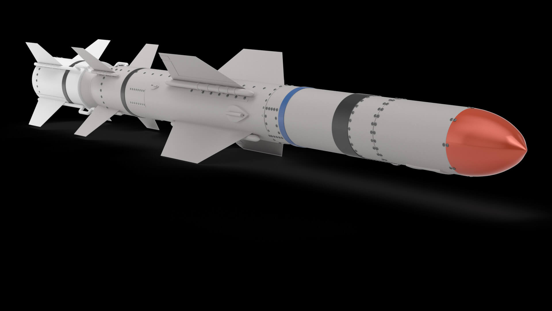 AGM UGM RGM 84 Harpoon Anti-Ship Missile 3D Model by 3dxin