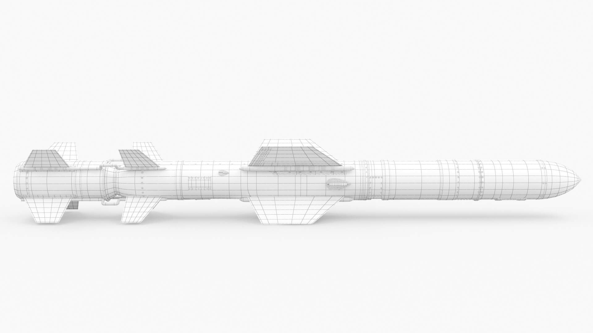 AGM UGM RGM 84 Harpoon Anti-Ship Missile 3D Model by 3dxin