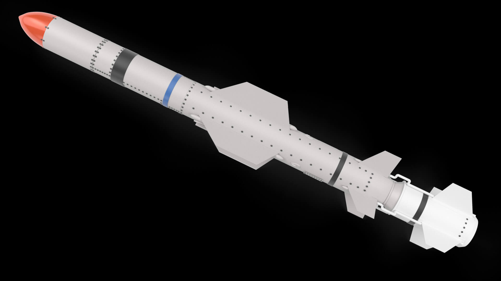 AGM UGM RGM 84 Harpoon Anti-Ship Missile 3D Model by 3dxin