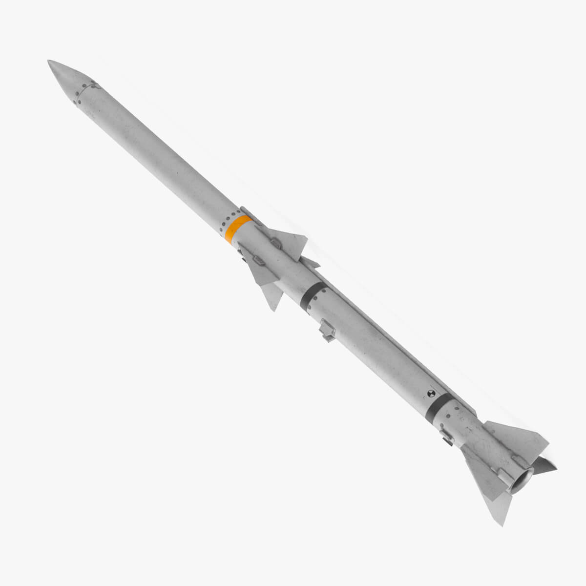 AIM-120 Amraam Beyond-Visual-Range Missile 3D Model by 3dxin