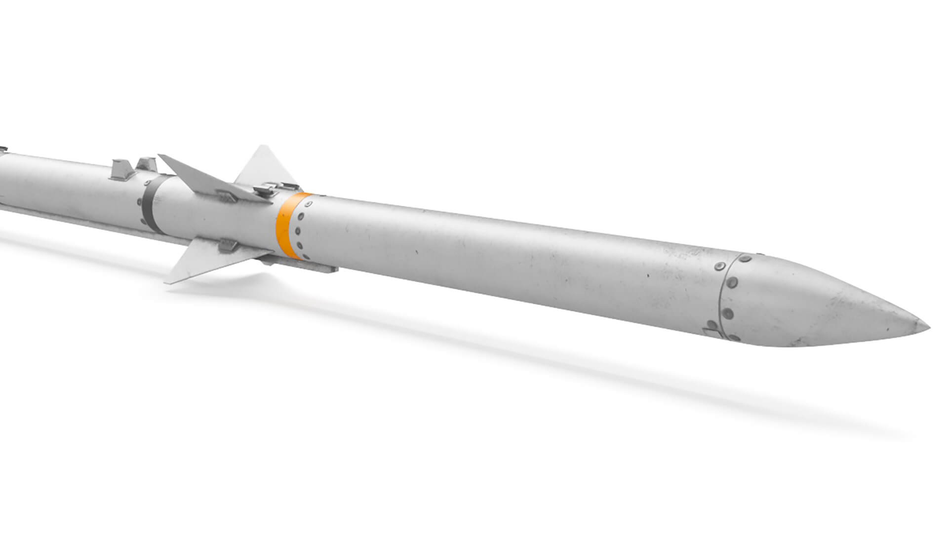AIM-120 Amraam Beyond-Visual-Range Missile 3D Model by 3dxin