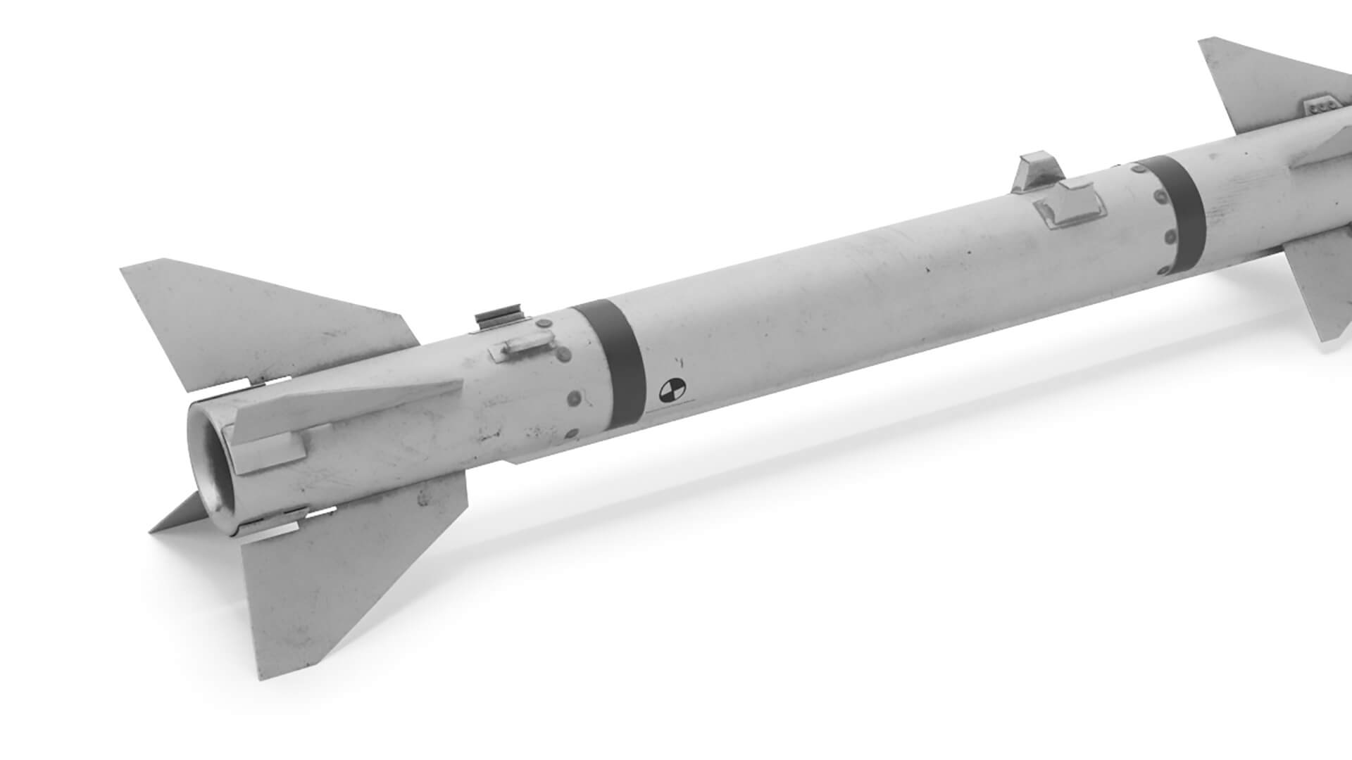 AIM-120 Amraam Beyond-Visual-Range Missile 3D Model by 3dxin