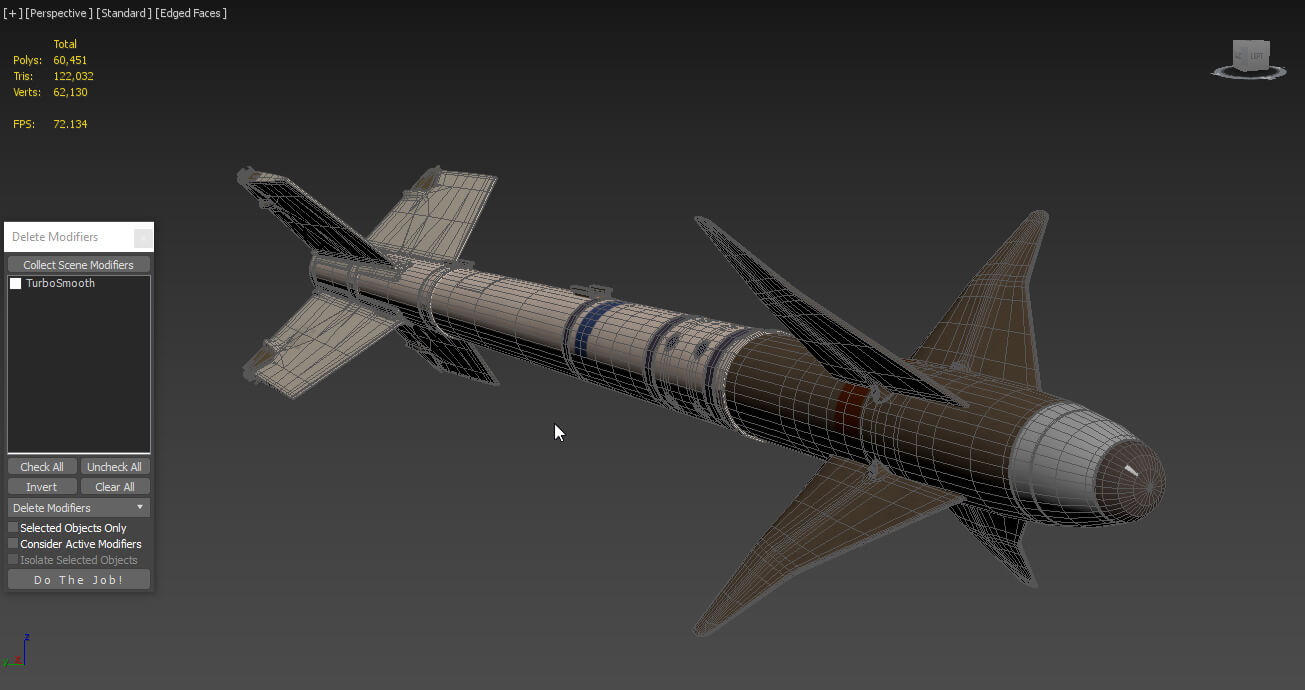 AIM-9X Sidewinder Missile 3D Model by 3dxin