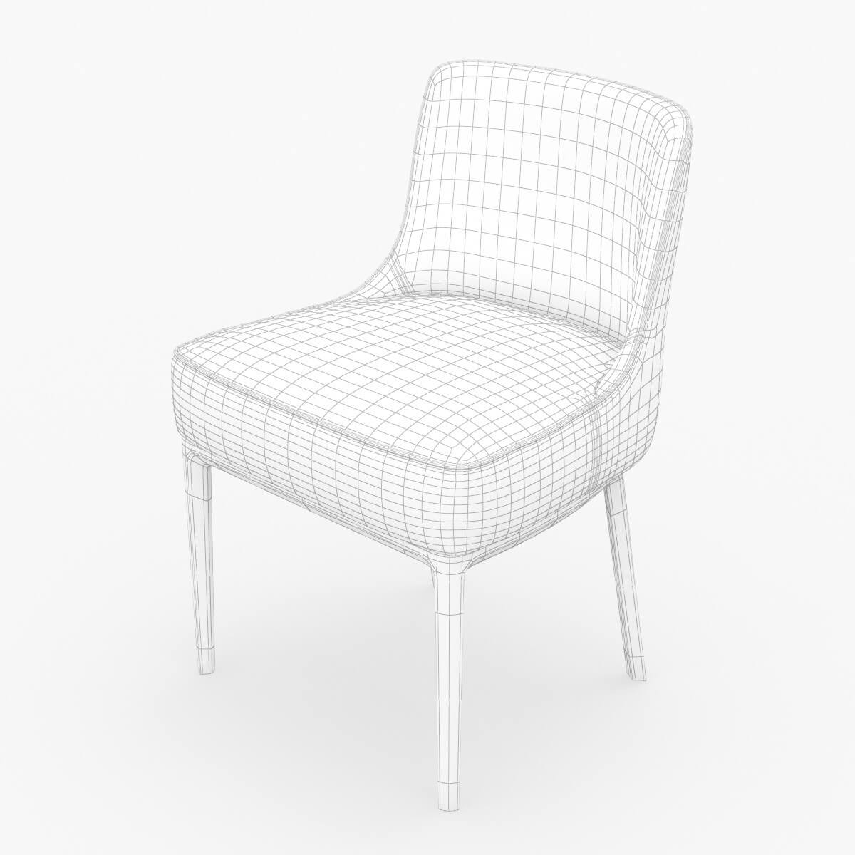 Althea Small Armchairs - 3D Model by 3dxin
