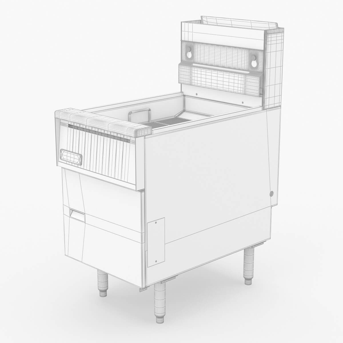 Anets Goldenfry Commercial Fryer AGG18 - 3D Model by 3dxin