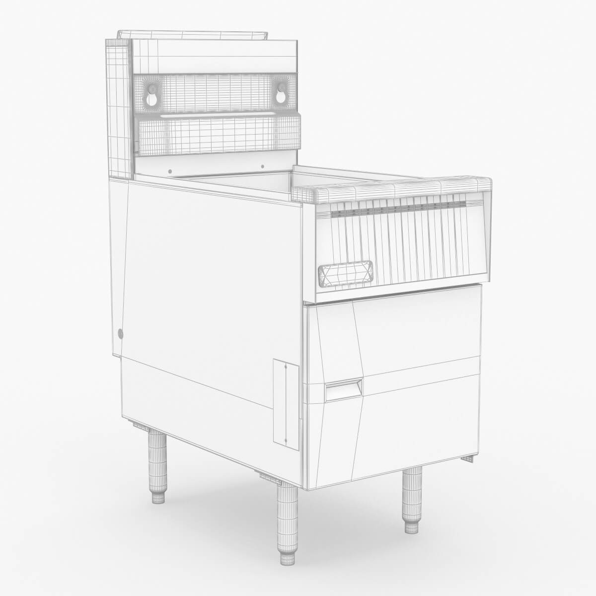 Anets Goldenfry Commercial Fryer AGG18 - 3D Model by 3dxin