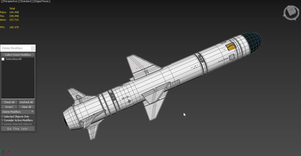 Anti-Ship Missile X-35U 3D Model by 3dxin