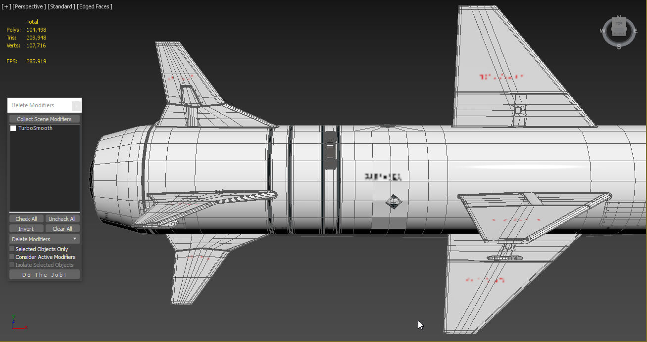 Anti-Ship Missile X-35U 3D Model by 3dxin
