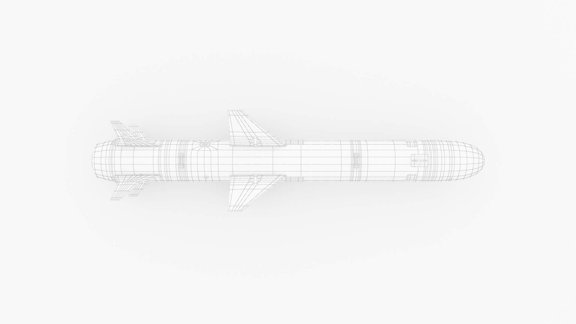 Anti-Ship Missile X-35U 3D Model by 3dxin