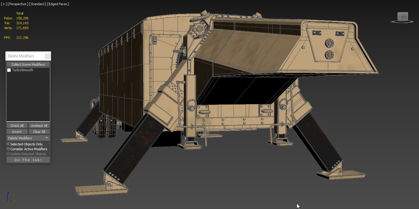 An/TPY2 Radar of M983 Tractor Truck Gmd & Thaad Defense - 3D Model by 3dxin