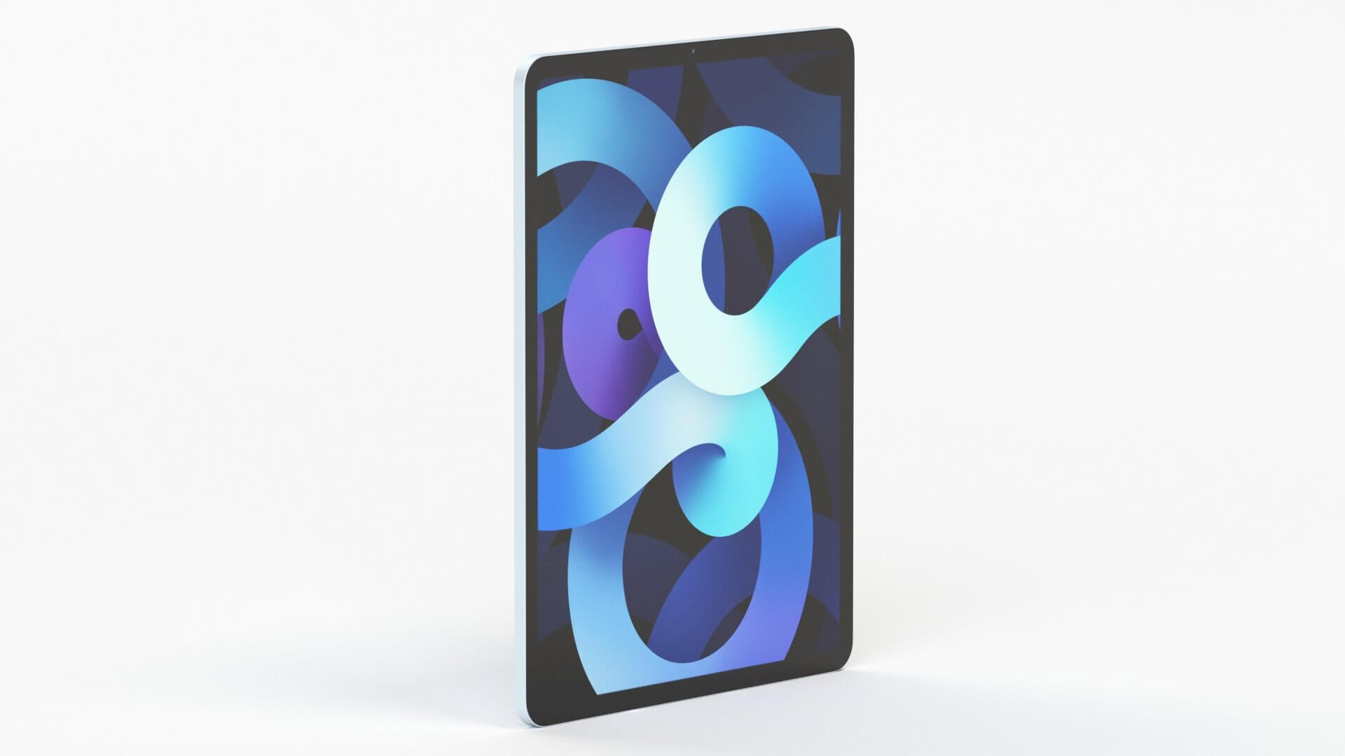 Apple iPad Air 4 Sky Blue Color - 3D Model by 3dxin