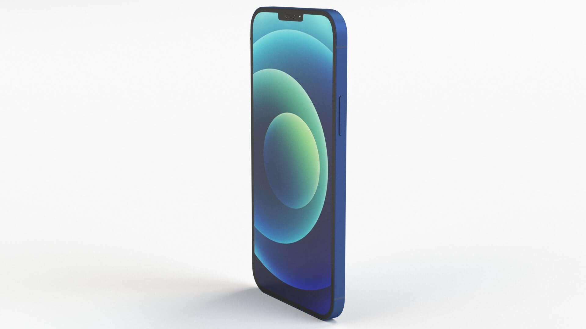 Apple iPhone 12 Blue - 3D Model by 3dxin
