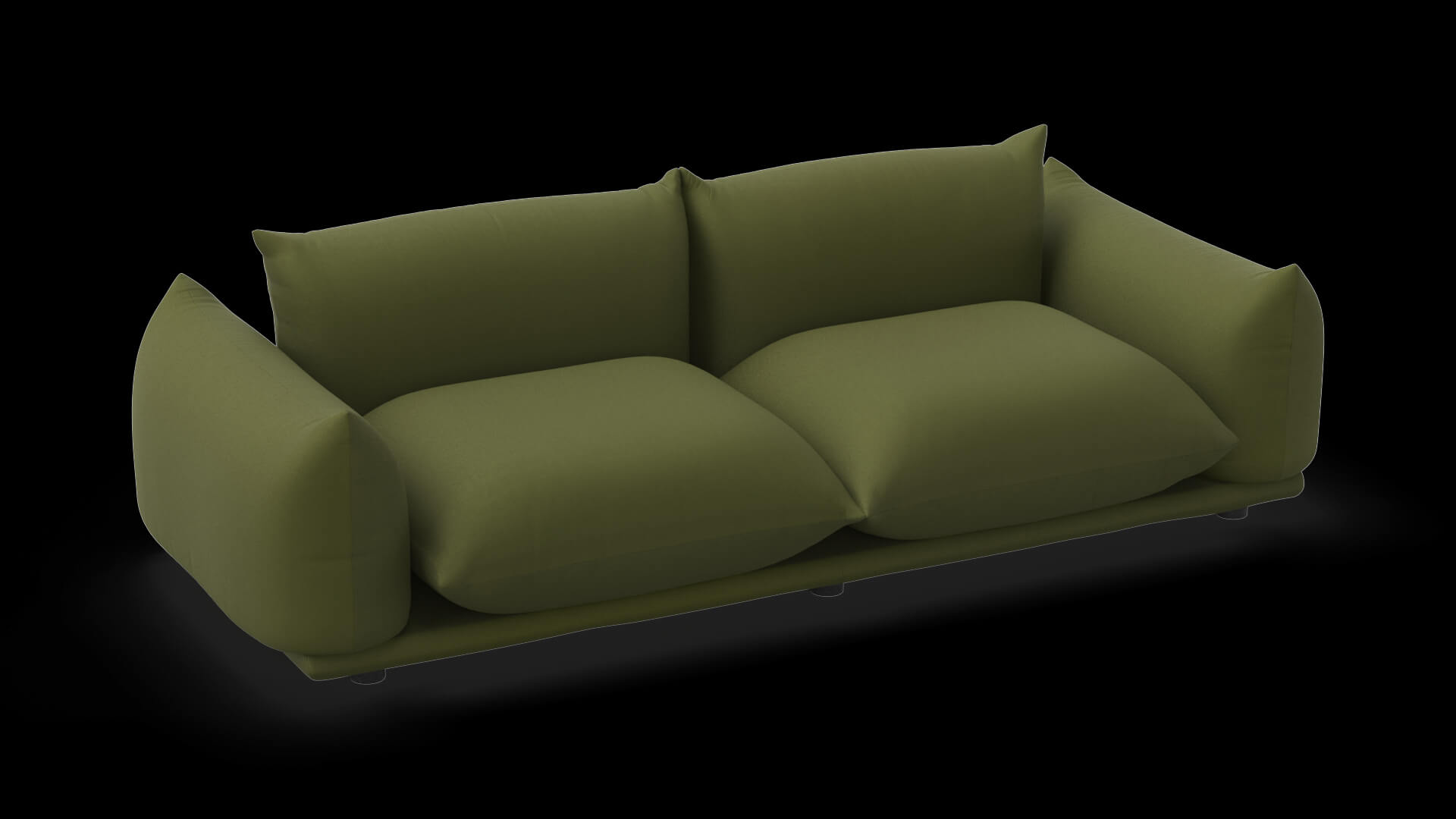Arflex Marenco 2 Seater Sofa - 3D Model by 3dxin