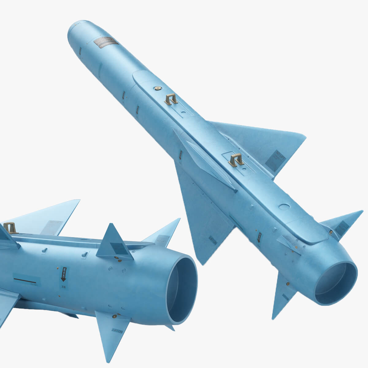 ASM-2 Japanese Anti-Ship Cruise Missile 3D Model by 3dxin