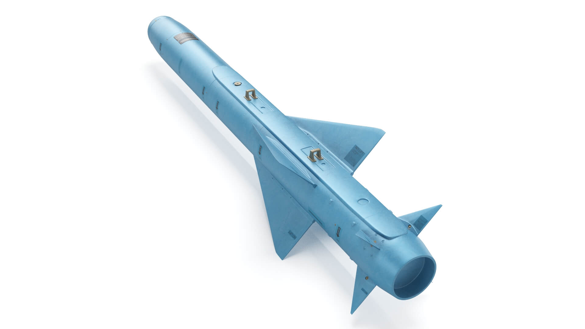 ASM-2 Japanese Anti-Ship Cruise Missile 3D Model by 3dxin