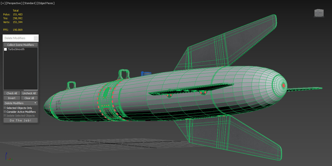 B61 Silver Bullet Fusion Bomb Missile - 3D Model by 3dxin