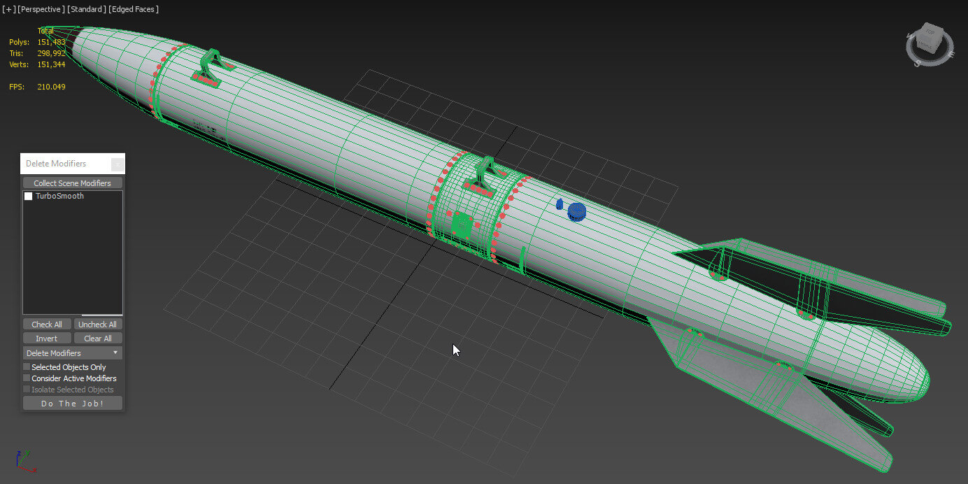B61 Silver Bullet Fusion Bomb Missile - 3D Model by 3dxin