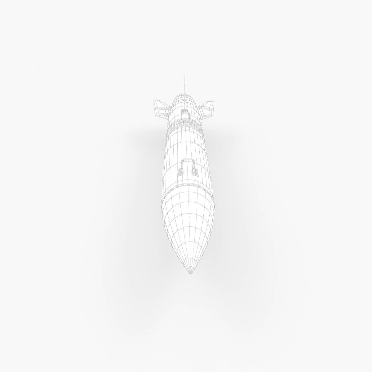 B61 Silver Bullet Fusion Bomb Missile - 3D Model by 3dxin