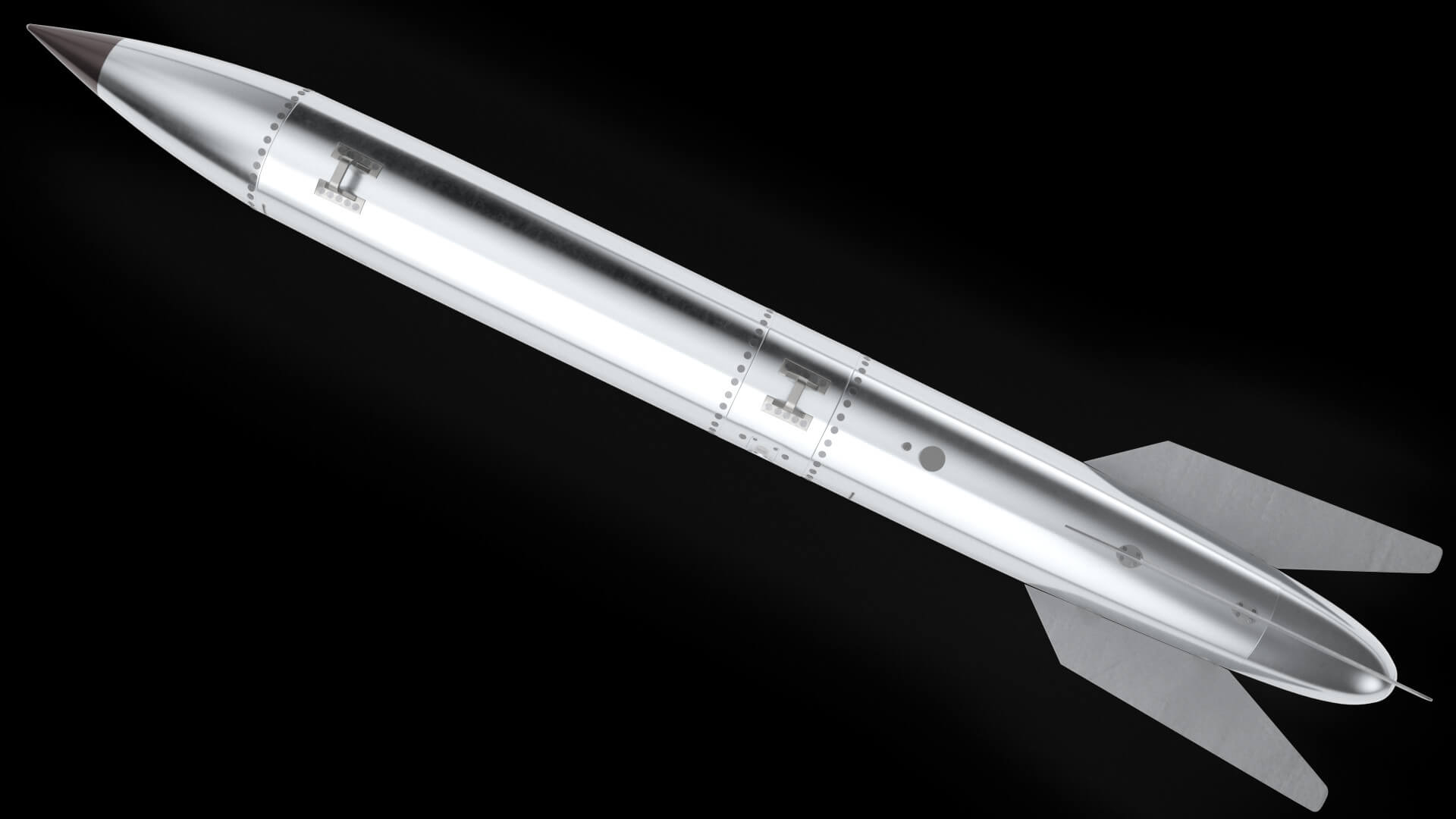 B61 Silver Bullet Fusion Bomb Missile - 3D Model by 3dxin