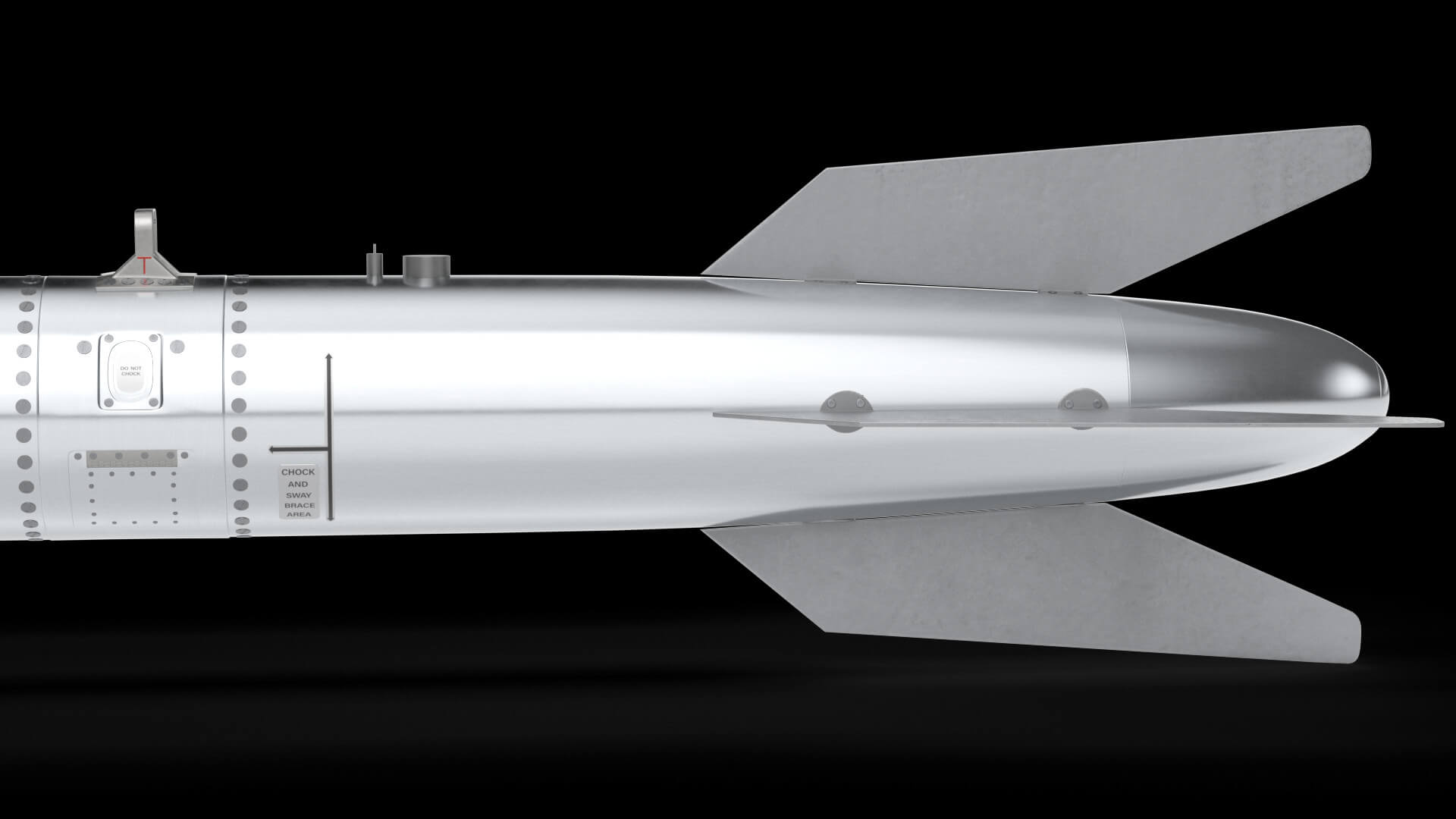 B61 Silver Bullet Fusion Bomb Missile - 3D Model by 3dxin