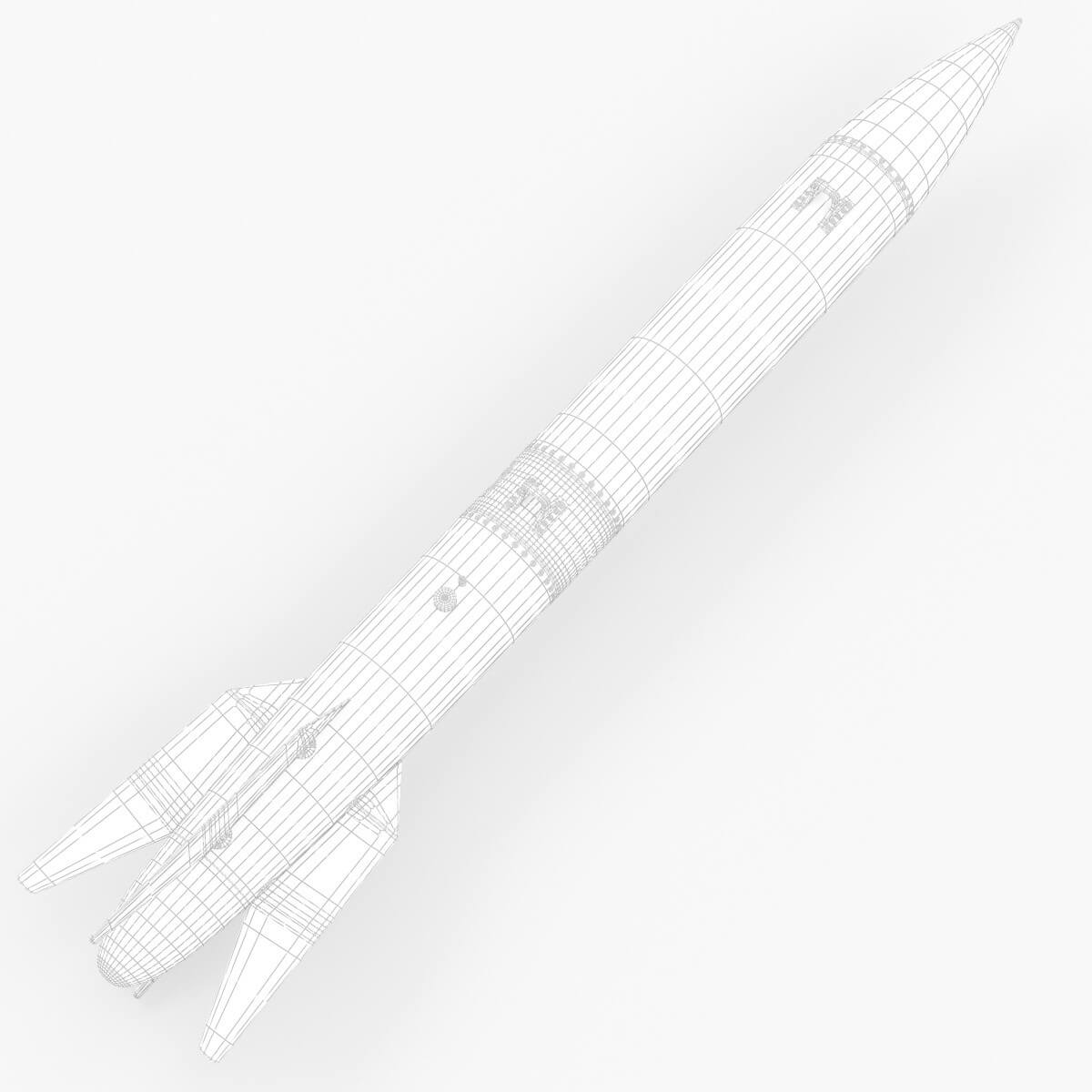 B61 Silver Bullet Fusion Bomb Missile - 3D Model by 3dxin