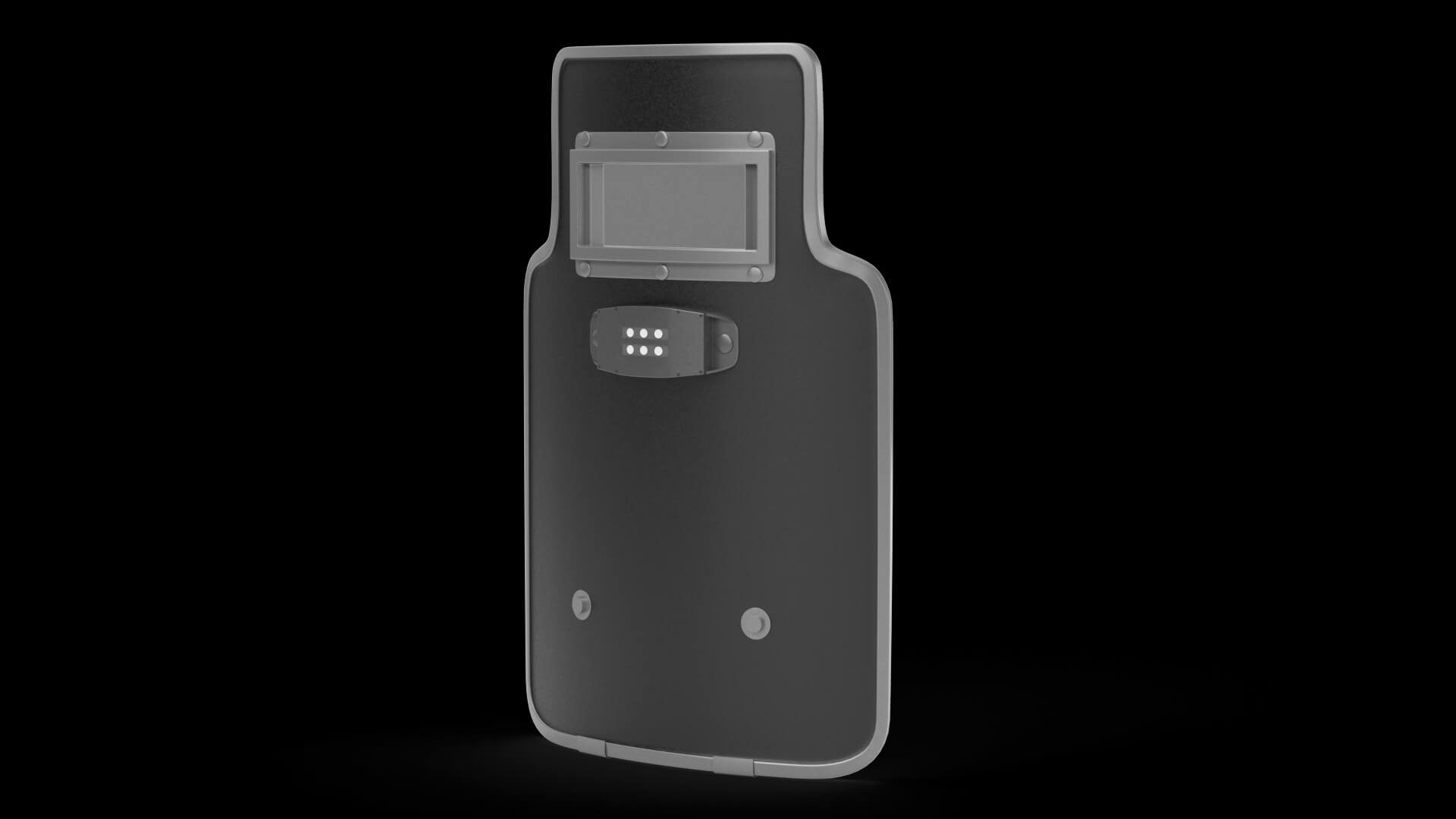 Ballistic Police Shield - 3D Model by 3dxin