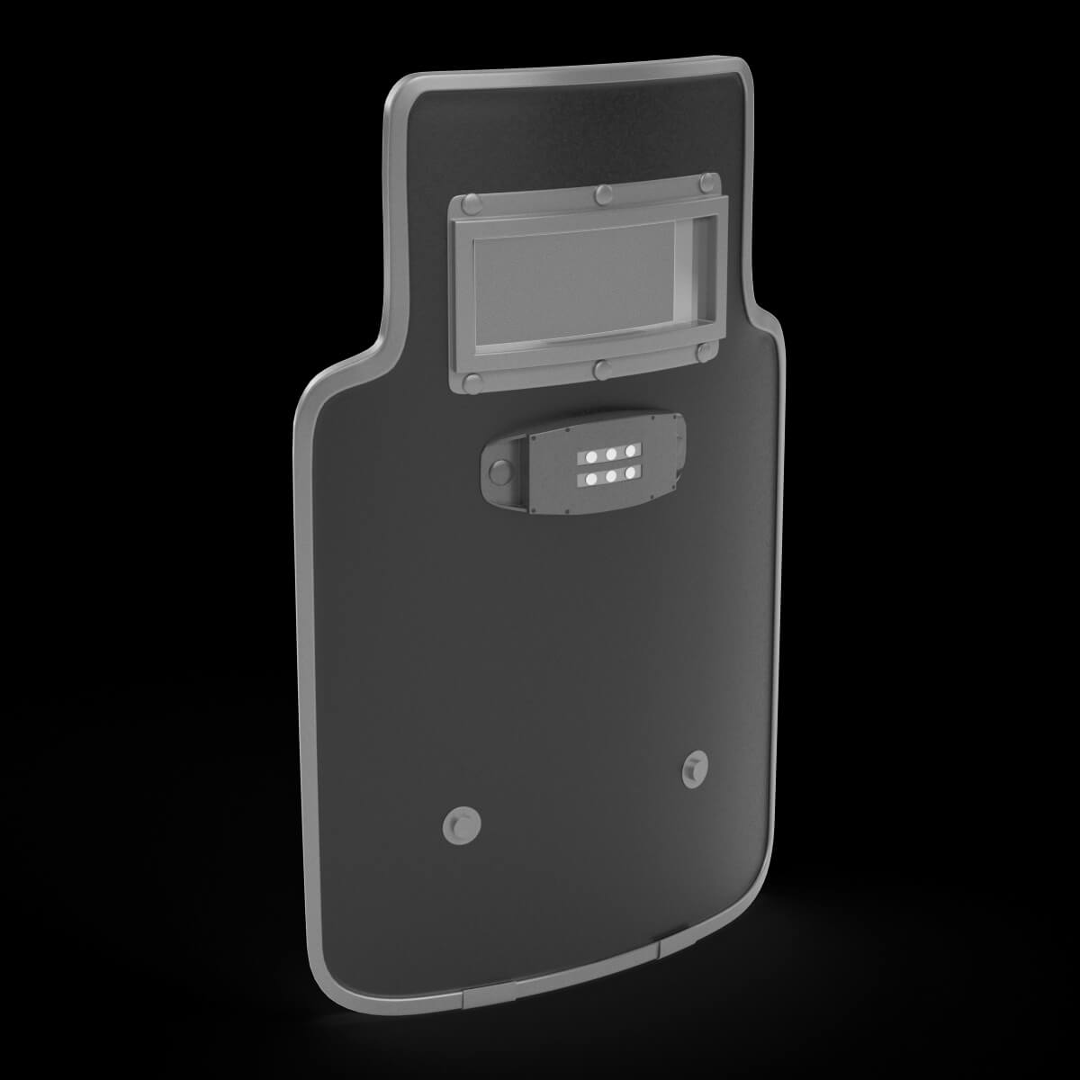 Ballistic Police Shield - 3D Model by 3dxin