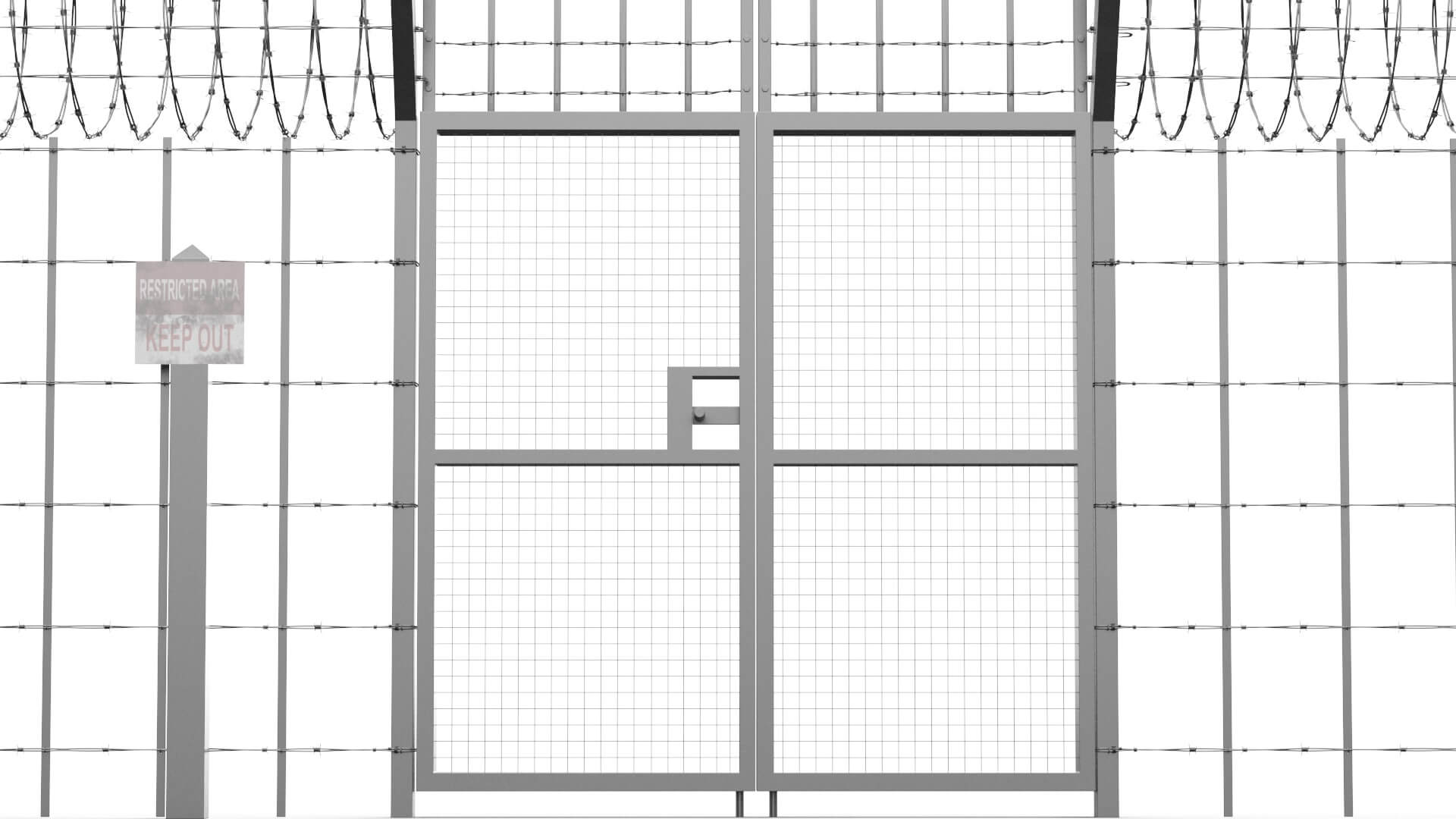 Barbed Wire Set - 3D Model by 3dxin