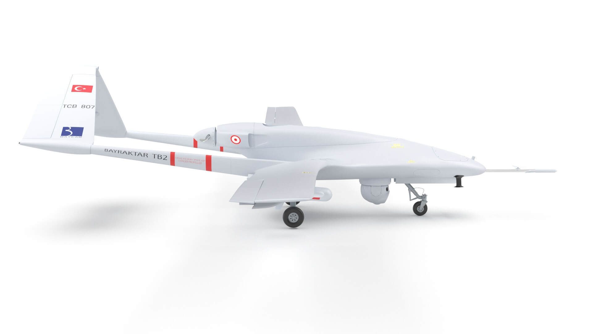 Bayraktar TB2 Turkish Armed Forces - 3D Model by 3dxin
