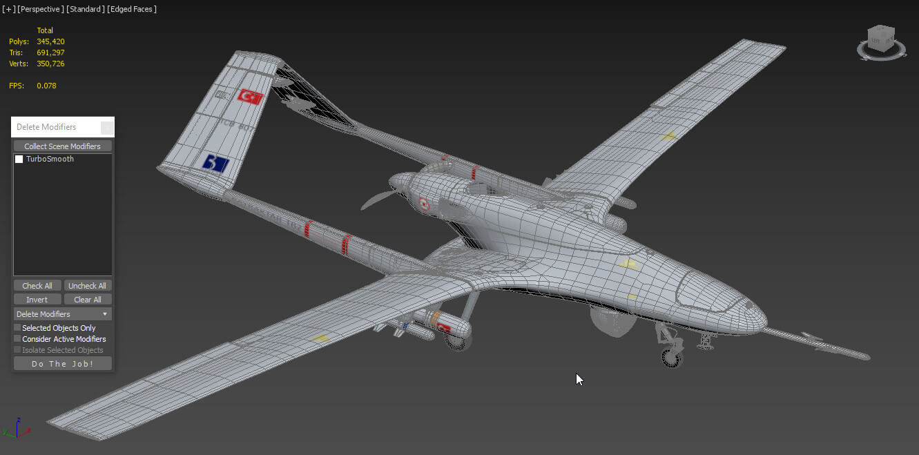 Bayraktar TB2 Turkish Armed Forces - 3D Model by 3dxin