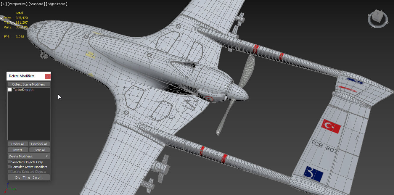 Bayraktar TB2 Turkish Armed Forces - 3D Model by 3dxin