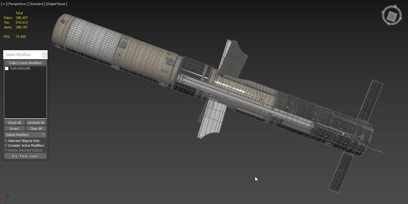 Bgm 71F Tow Missile - 3D Model by 3dxin