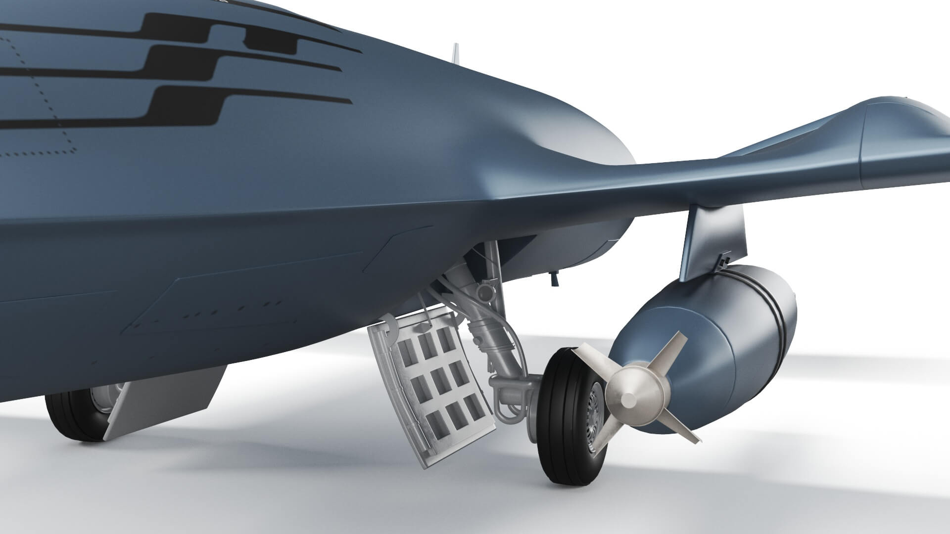 Boeing MQ25 Stingray Aerial Refueling Drone US 2 - 3D Model by 3dxin