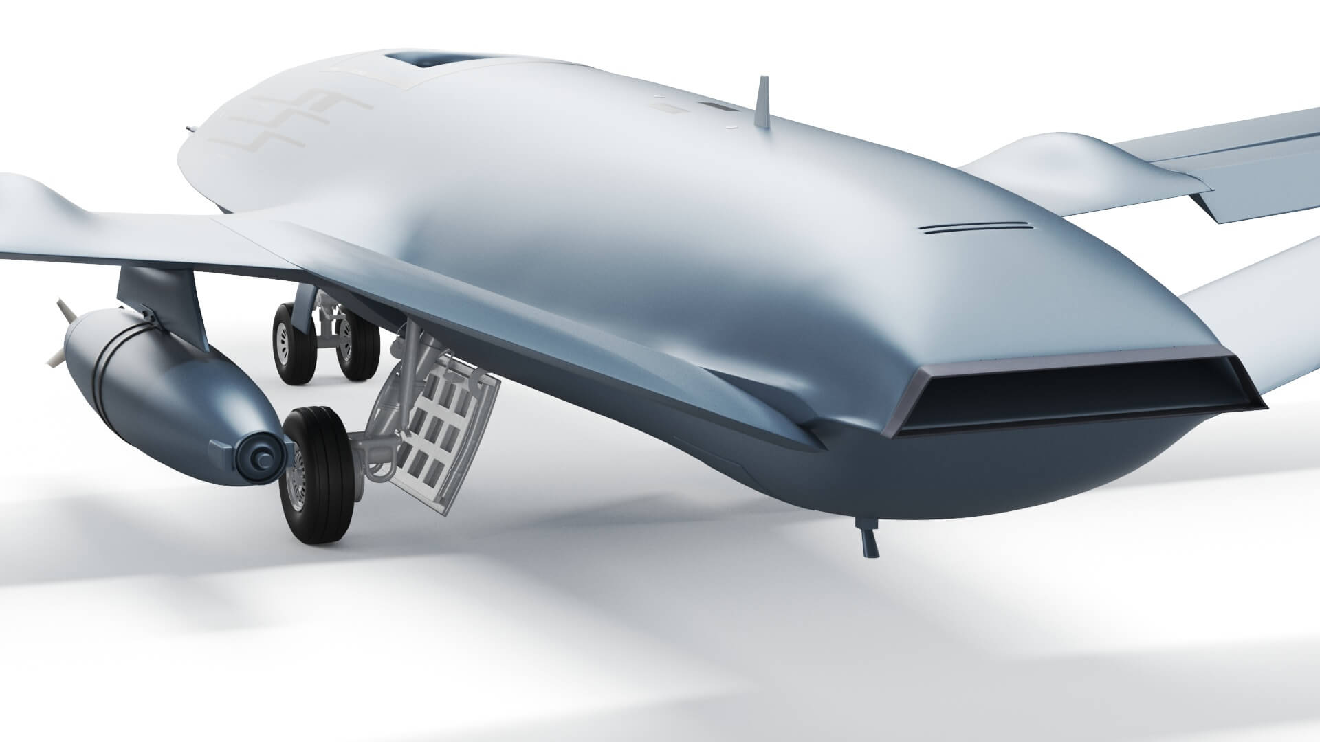 Boeing MQ25 Stingray Aerial Refueling Drone US 2 - 3D Model by 3dxin