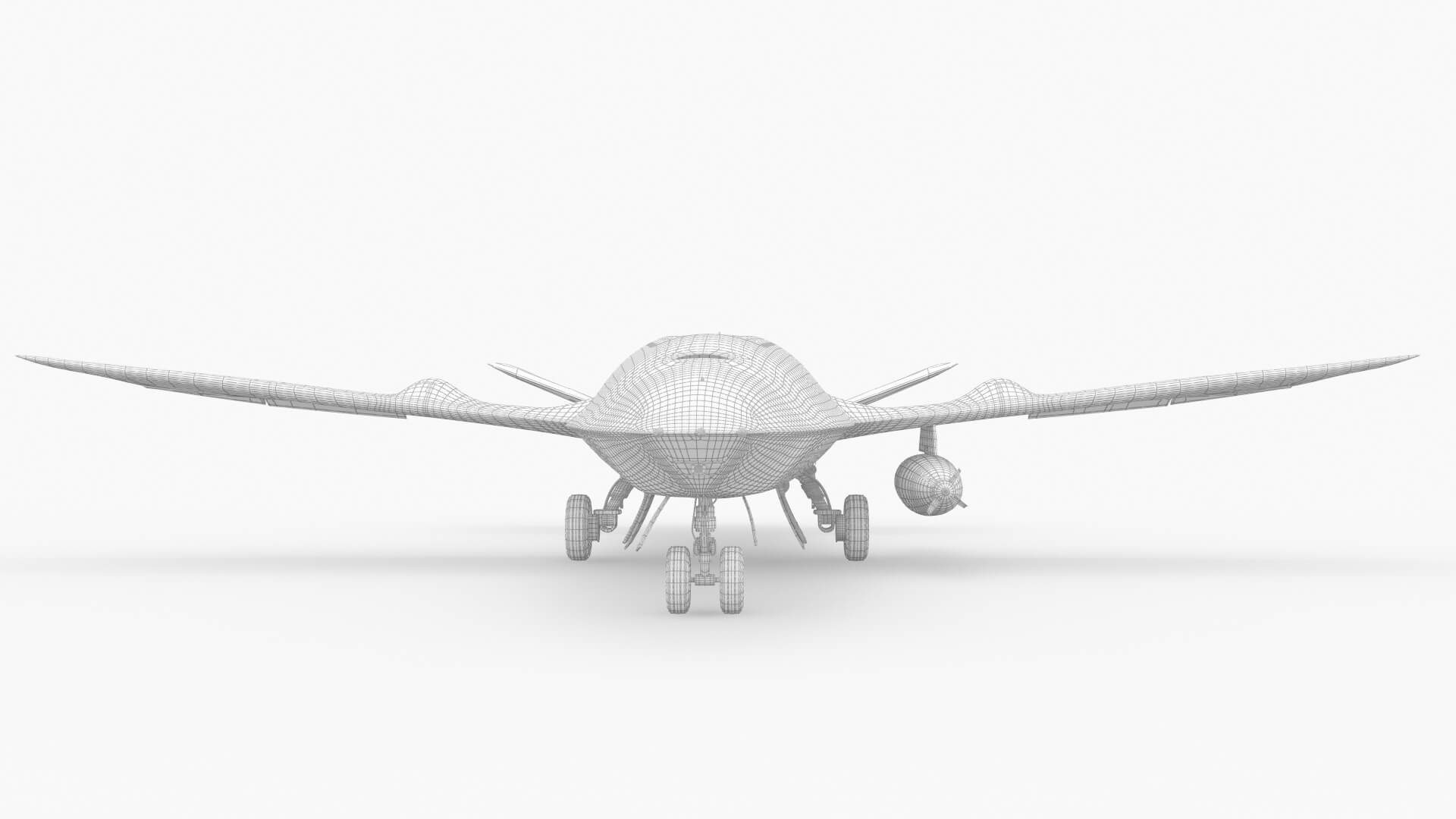 Boeing MQ25 Stingray Aerial Refueling Drone US 2 - 3D Model by 3dxin