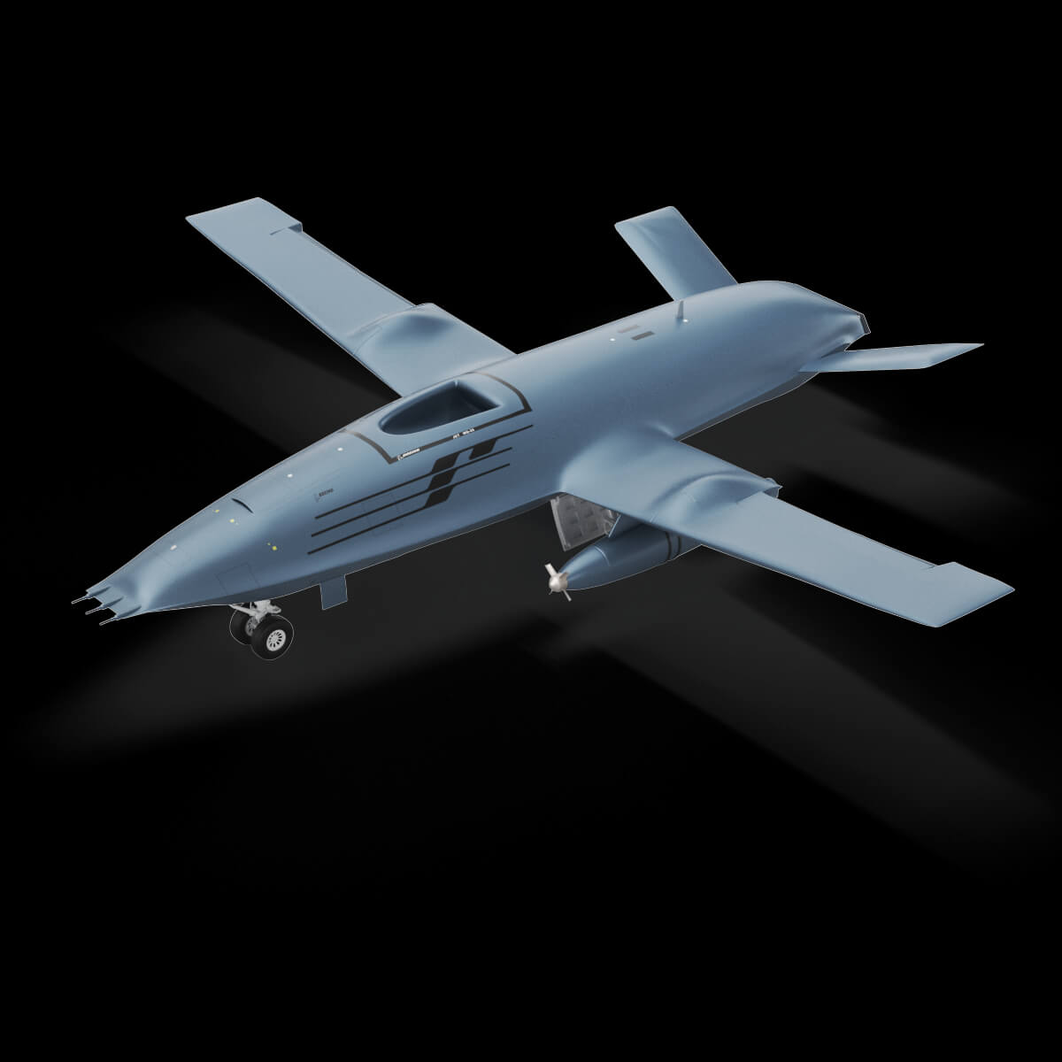 Boeing MQ25 Stingray Aerial Refueling Drone US 2 - 3D Model by 3dxin