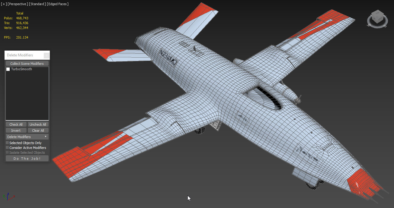 Boeing MQ25 Stingray Aerial Refueling Drone - 3D Model by 3dxin