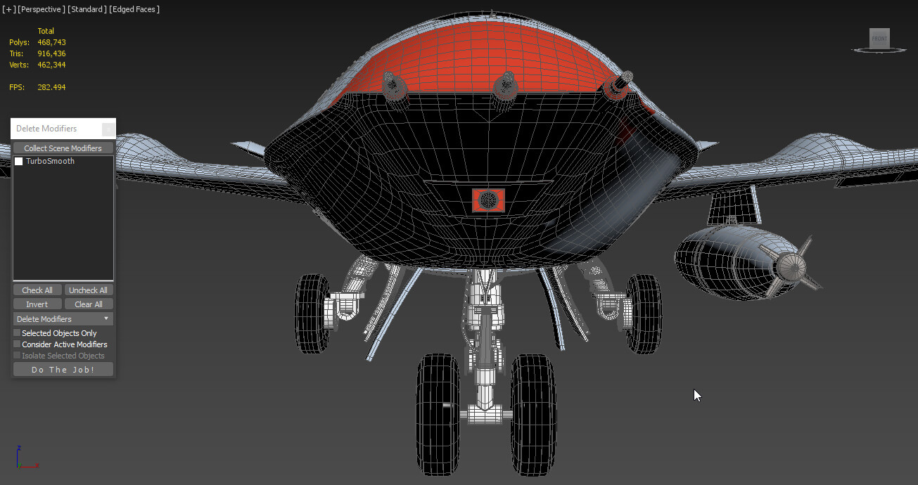 Boeing MQ25 Stingray Aerial Refueling Drone - 3D Model by 3dxin